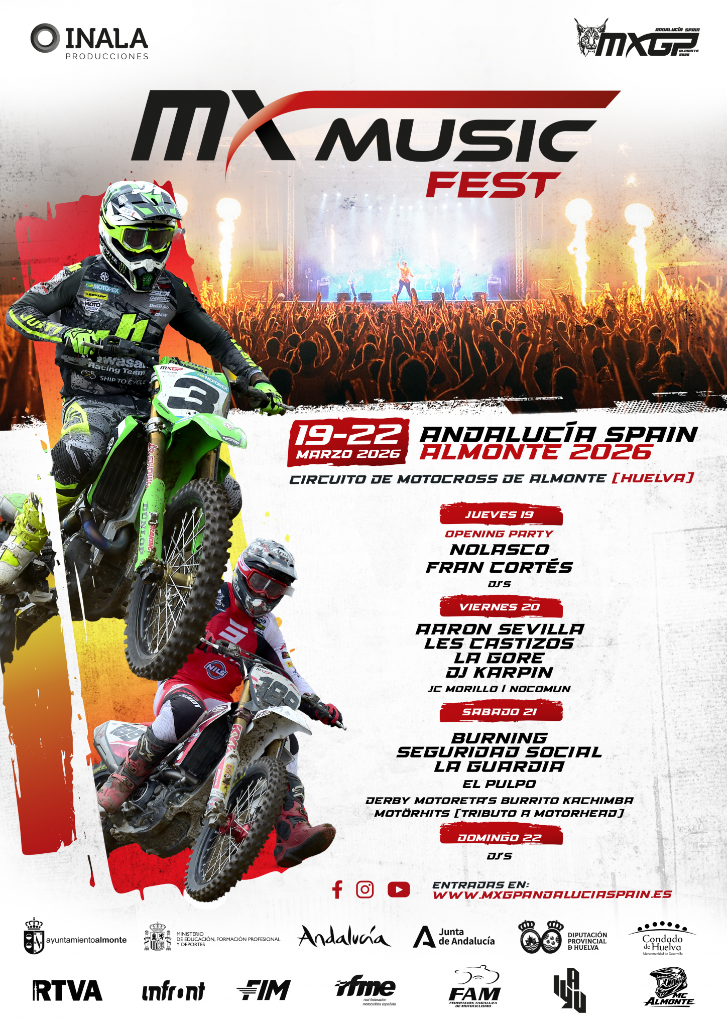 MX Music Fest - MXGP Andalucía Spain – Almonte 2026